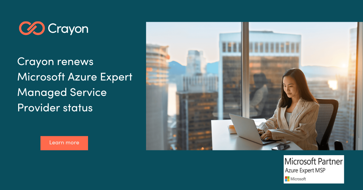 Crayon renews Microsoft Azure Expert Managed Service Provider status ...
